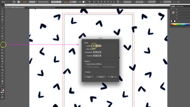 Digitizing Your Calligraphy: Adding Seamless Patterns - Happy Hands Project