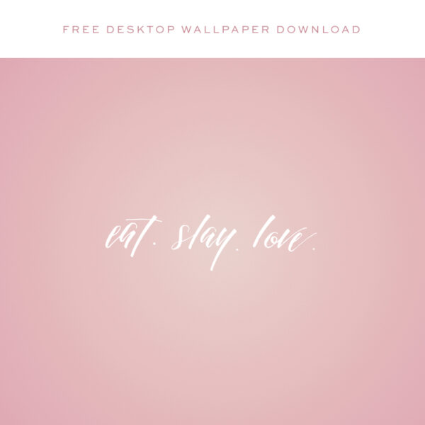 Freebie: Brush Lettering Desktop Wallpaper - Happy Hands Project