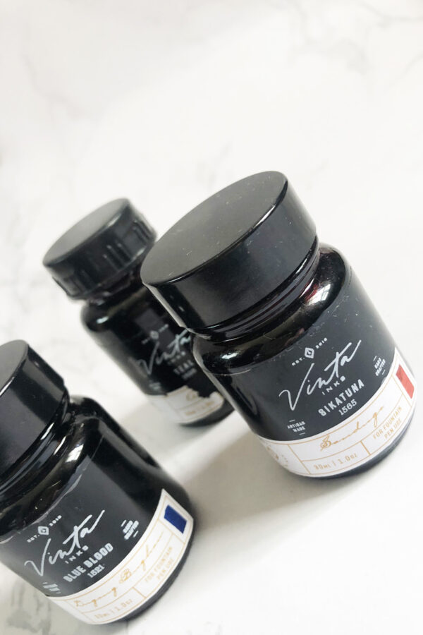 Calligraphy Ink Review: Vinta Inks - Happy Hands Project