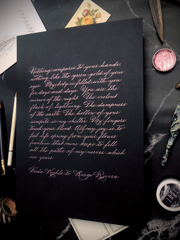 The Beauty of Spencerian Script - Happy Hands Project