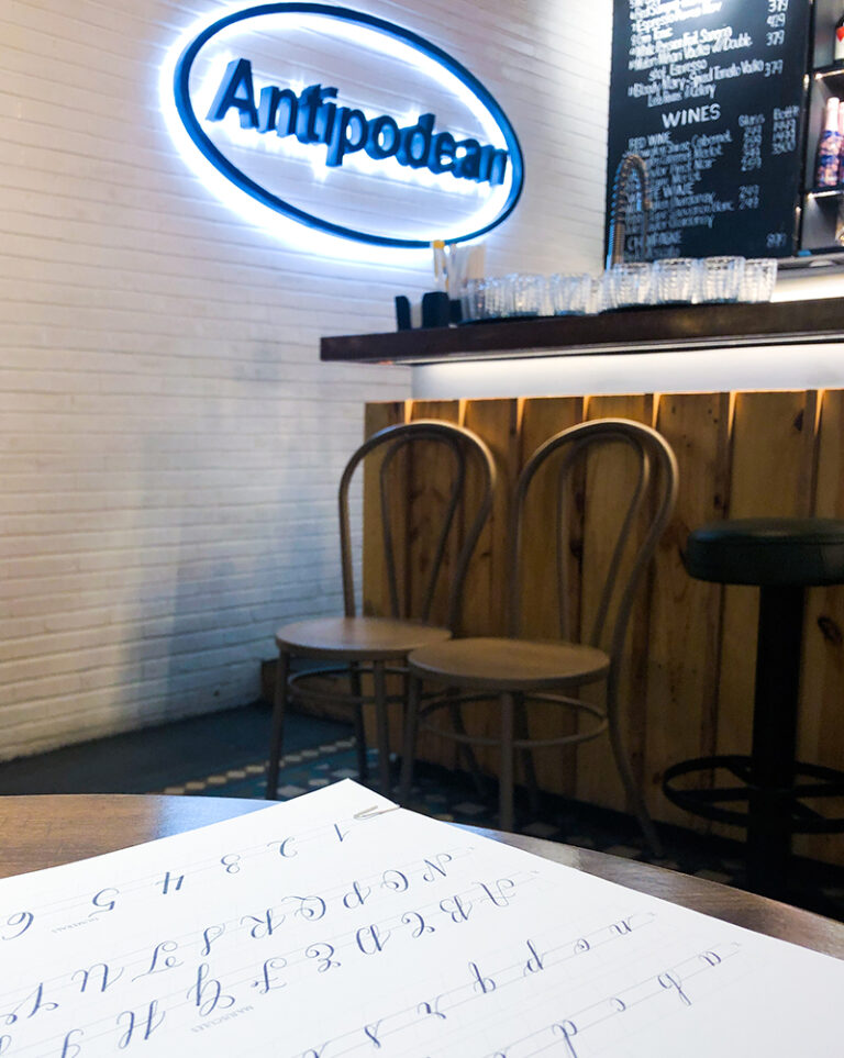 Modern Calligraphy Workshop in Manila 2022 - Happy Hands Project