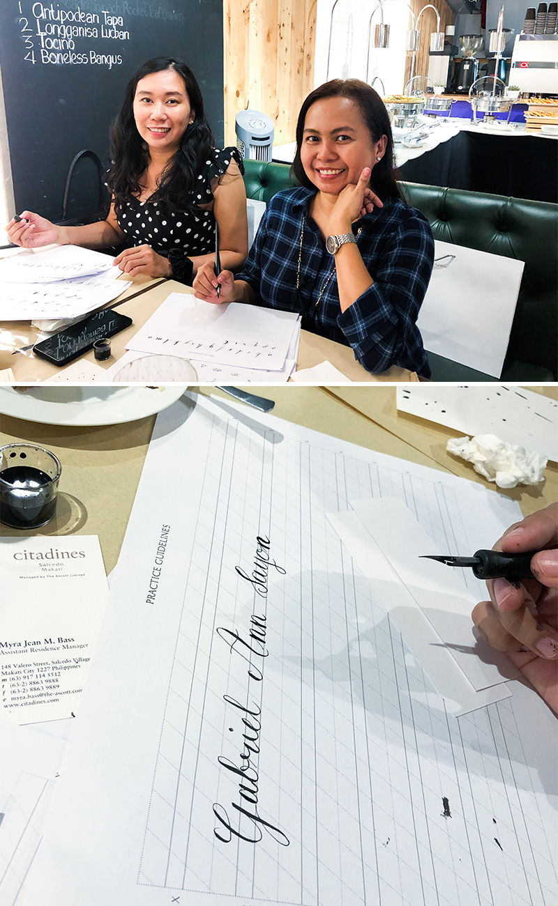 Modern Calligraphy Workshop in Manila 2022 - Happy Hands Project