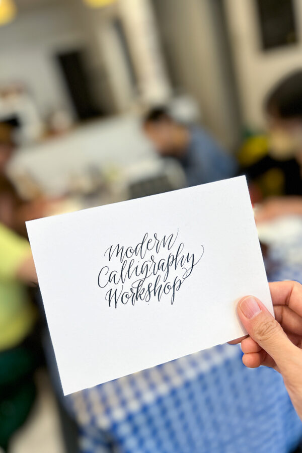 Modern Calligraphy Workshop: Street Kohi Maginhawa, QC - Happy Hands ...