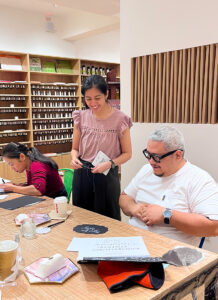 Brush Lettering Basics Workshop at BGC - Happy Hands Project