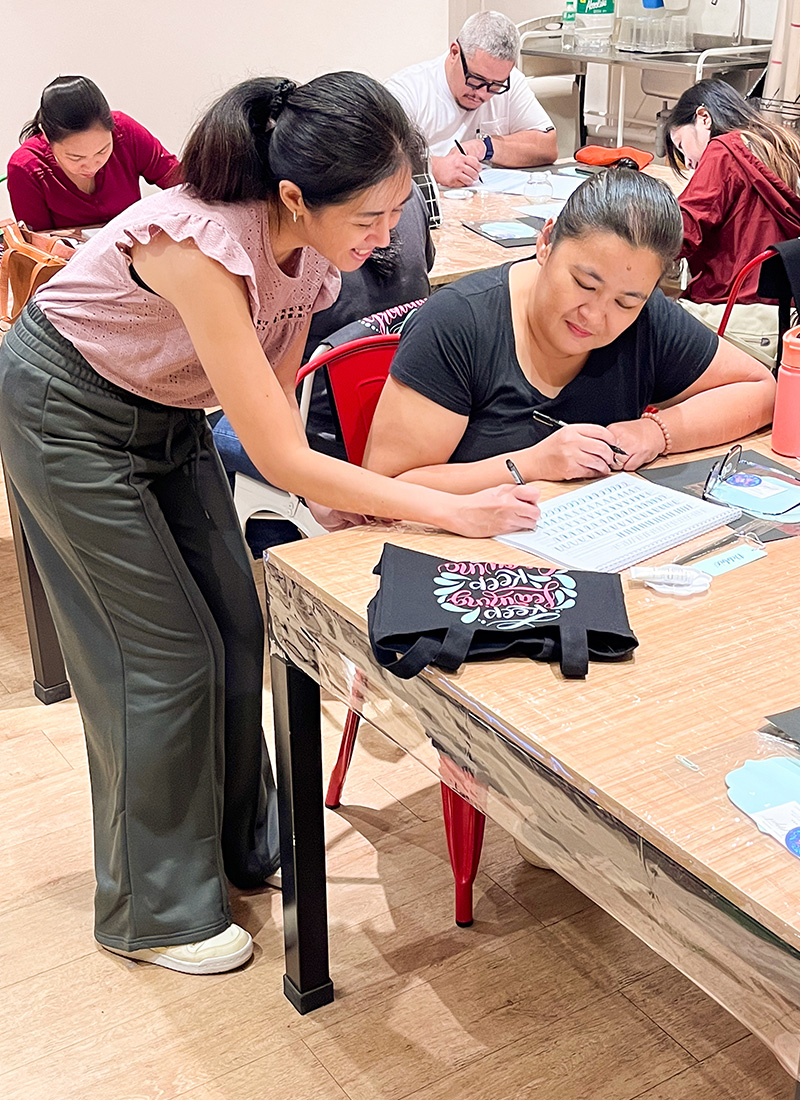 Brush Lettering Basics Workshop At BGC Happy Hands Project Brush Lettering Basics Workshop At BGC Happy Hands Project