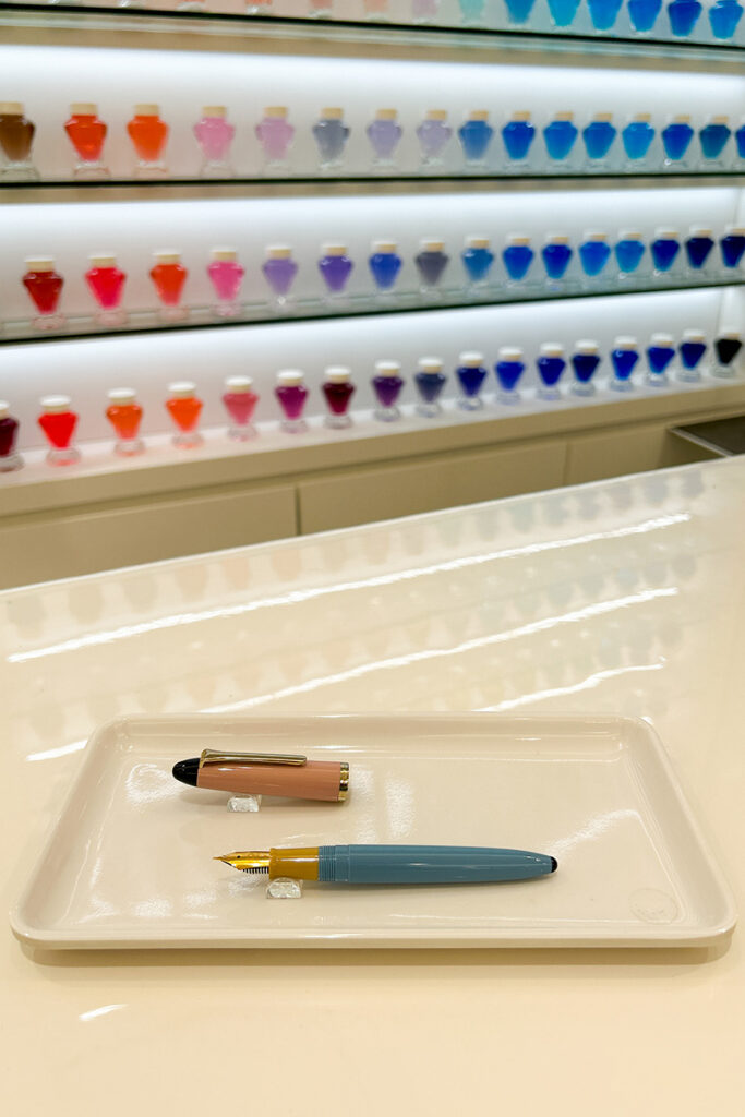 Designing My Custom Fountain Pen at Ancora Ginza - Happy Hands Project